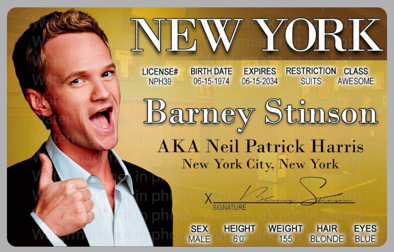 Barney Stinson Awesome Poster