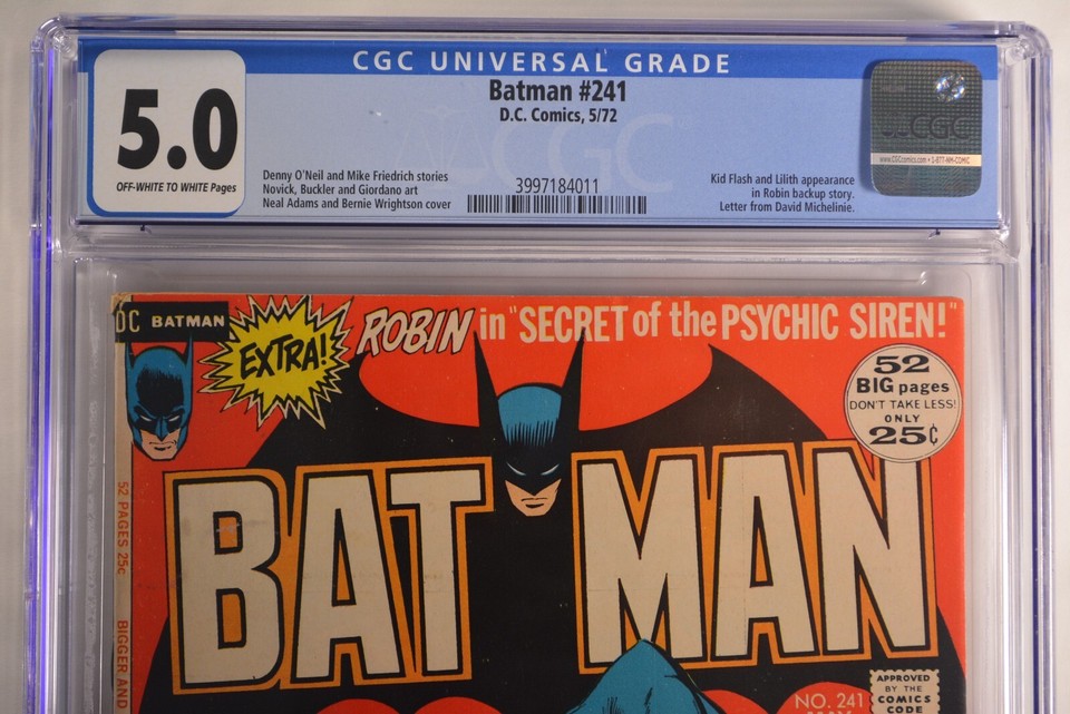 Batman #241 CGC 5.0 Kid Flash & Lith app. 5/1972 D.C. Comics | eBay