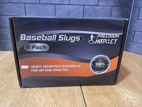 (6) PRECISION IMPACT Baseball Slugs 15oz Heavy Weighted Softballs for ...