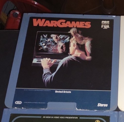 Wargames CBS Fox RCA CED SelectaVision VideoDisc Laserdisc | eBay