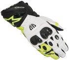 Alpinestars GP PRO R2 Fluo Yellow Glove Leather Motorcycle Race Gloves ...