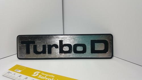 Turbo D Metal License Plate Alfa Romeo Alfetta I Series | eBay