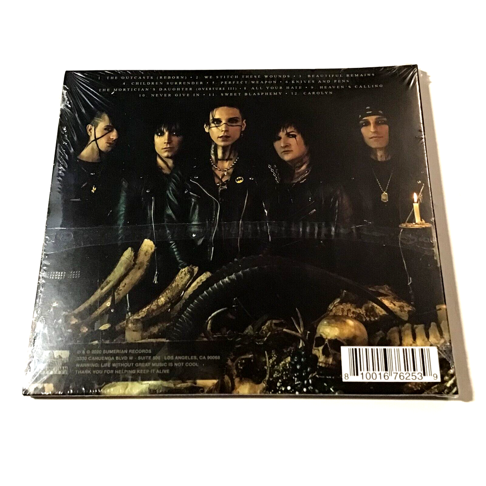 Black Veil Brides Re-Stitch These Wounds (CD, 2020) Metalcore New ...