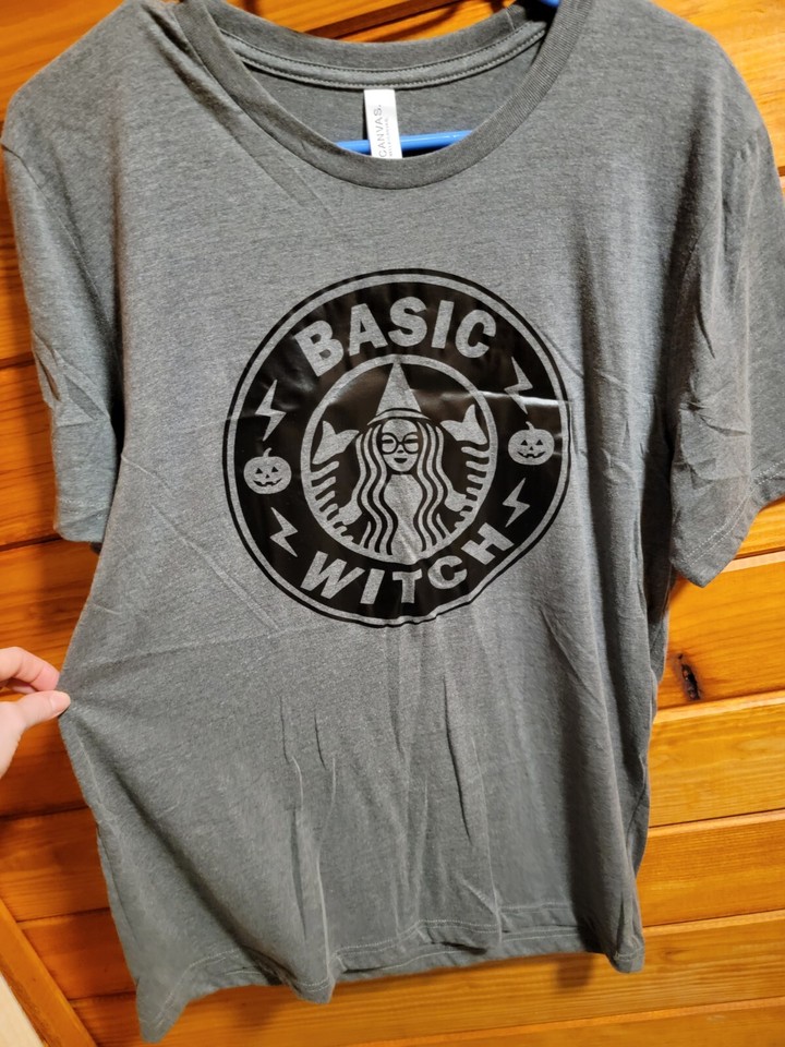Starbucks basic witch halloween Horror Clothing size M | eBay