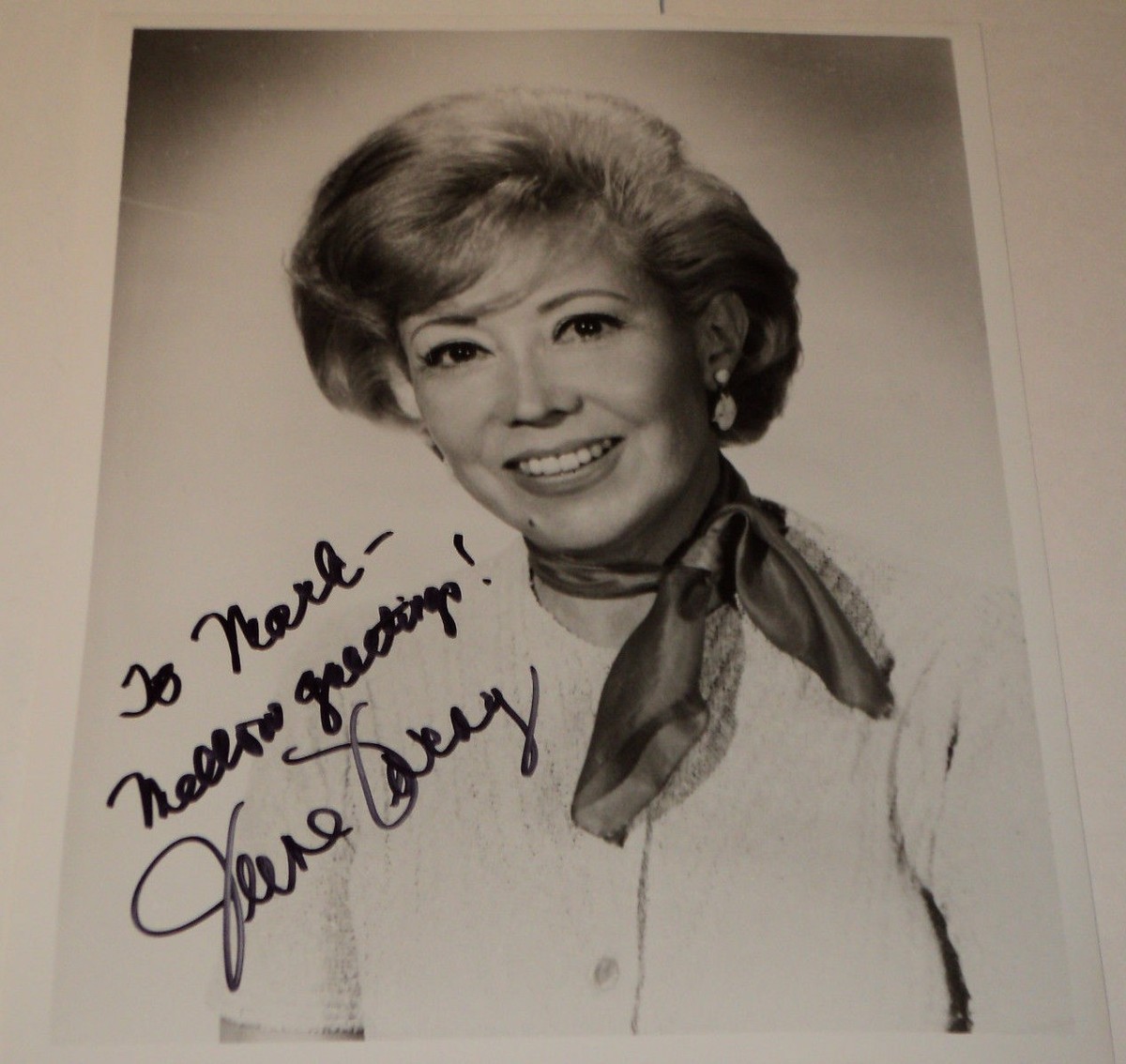 June Foray Autograph June Foray Signed Autographed 8X10 Photo Vintage