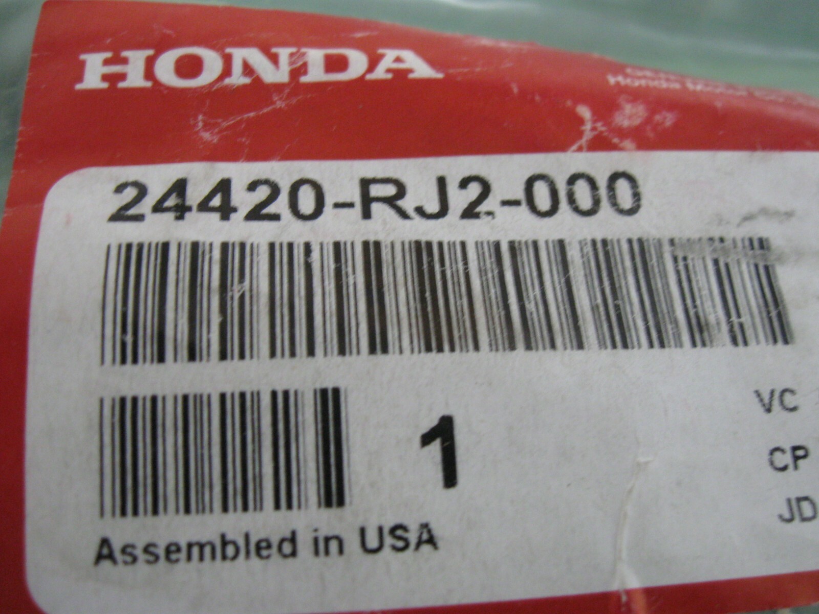 NEW GENUINE HONDA TRANSMISSION DETENT LEVER (PN 24420-RJ2-000) | eBay