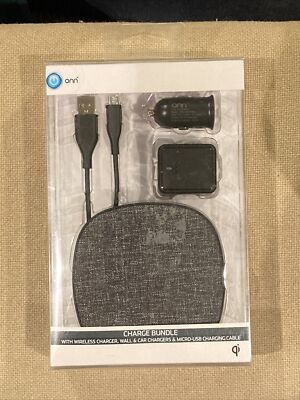 ONN Wireless Charge Bundle - Wireless, Wall & Car Charger FREE/FAST ...