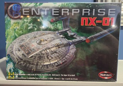 POLAR LIGHTS STAR TREK ENTERPRISE NX-01 MODEL KIT 53028 - FACTORY ...