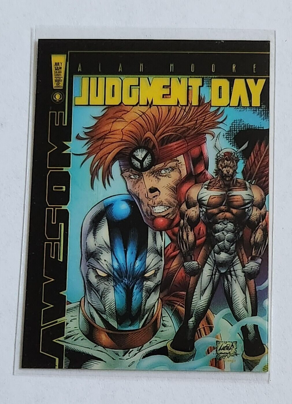 1997 COMIC IMAGES JUDGMENT DAY #6 CLEAR CHROME TRADING CARD | eBay