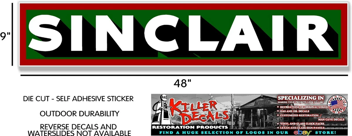 Sinclair Oil Decals