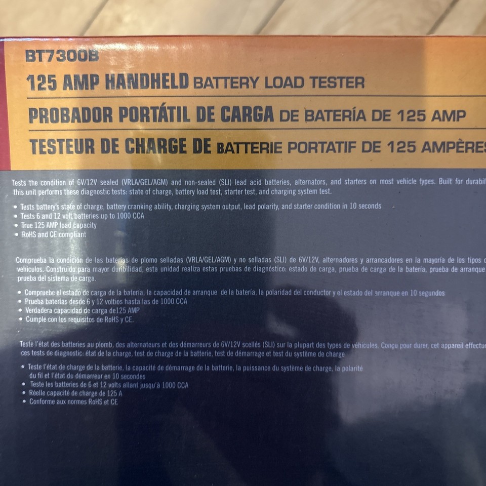 Mac Tools 125 Amp Handheld Battery Load Tester | eBay