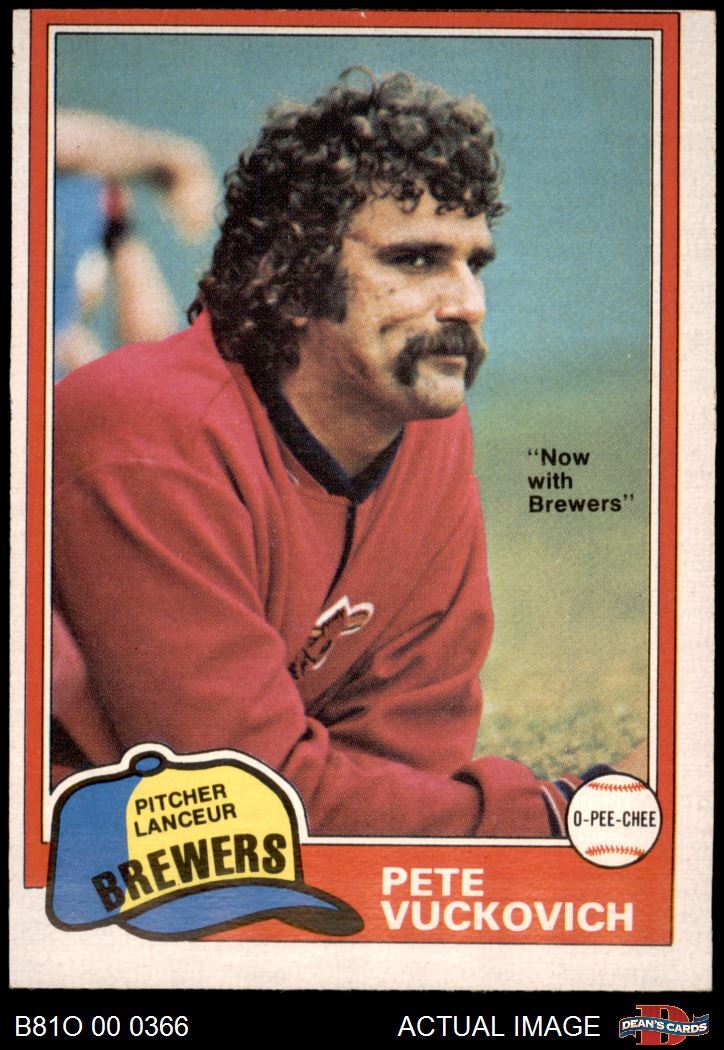1981 O-Pee-Chee #193 Pete Vuckovich Brewers 1.5 - FAIR | eBay