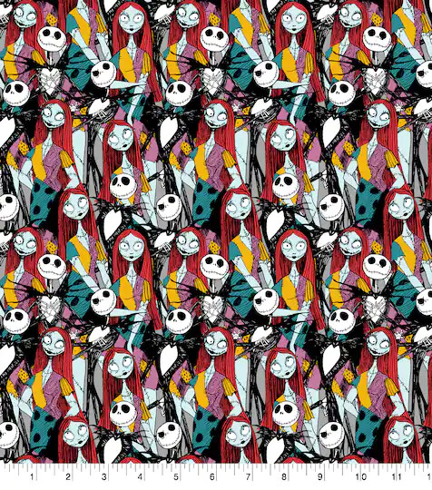 Sally Nightmare Before Christmas Dress Fabric
