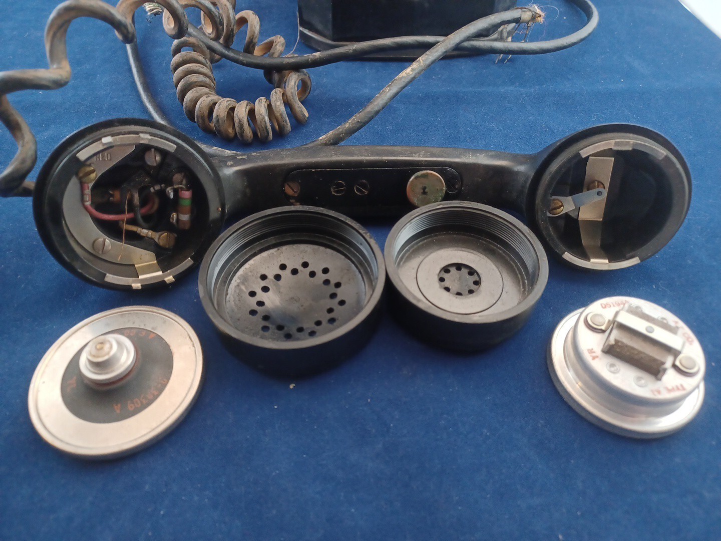 Vtg Automatic Electric Monophone Black Bakelite Telephone Extension ...