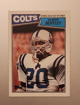 1987 Topps Football Card #376 Albert Bentley | eBay