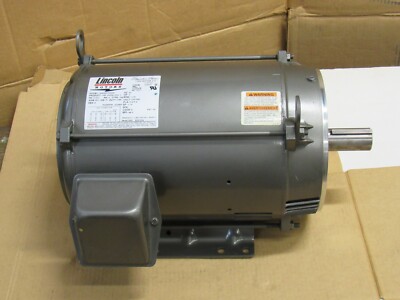 NEW LINCOLN MOTORS MOTOR SSD6B3TC6003 3 HP 3PH 213TC FRAME 220/380V ...