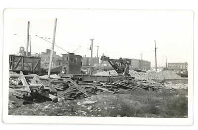 CSL CHICAGO SURFACE LINES Trolley RR Construction IL Illinois Original ...