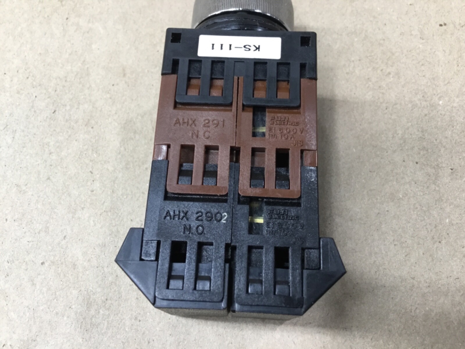 Fuji Electric AH22-JC3G012 Keyed Switch AHX291 / AHX290 KS-111 #29H81 ...