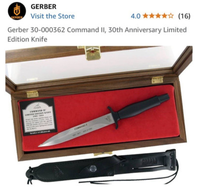 Rare Gerber Command 11 30th Anniversary Limited Edition 1 of 1500 ...