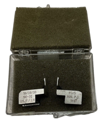 JOHNSON GAGE .190-32 UNJF .1697 PD/5 LEFT HAND Thread Gage/Comparator ...