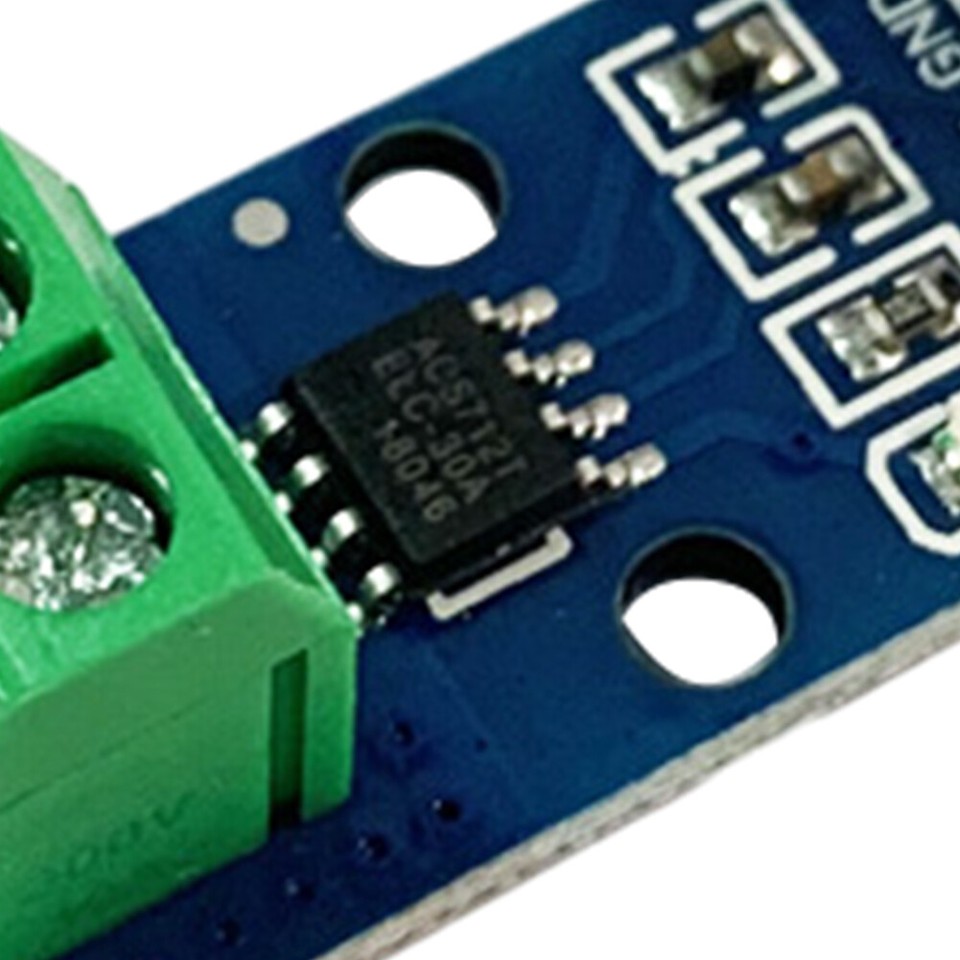ACS712 DC5V Voltage Tester Terminal Sensor Hall Effect Voltage Sensor ...