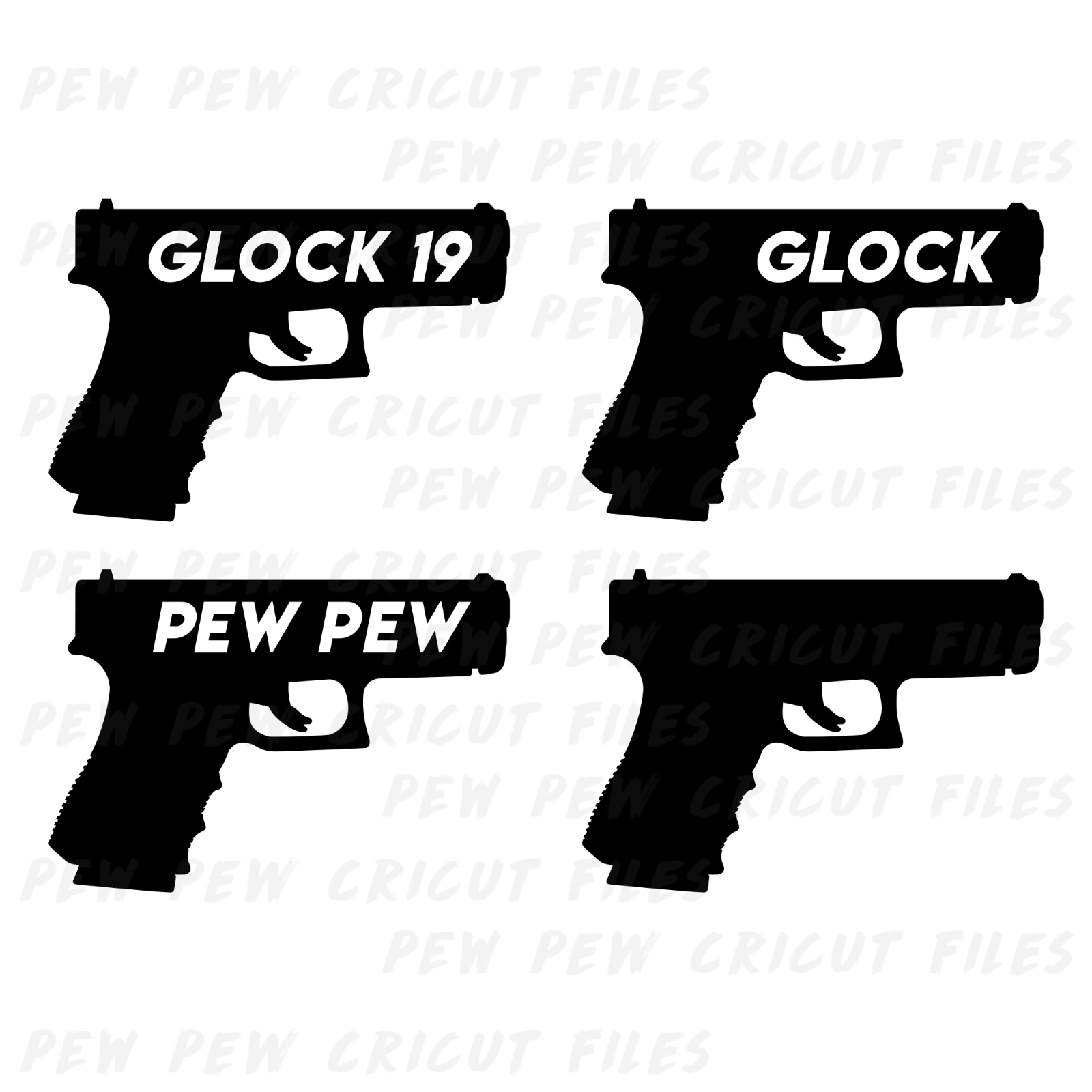 Glock Handgun Vector
