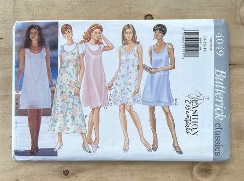 Butterick 4049 Women’s Petite Dress Top 2 Lengths Pattern Size 14-18 ...