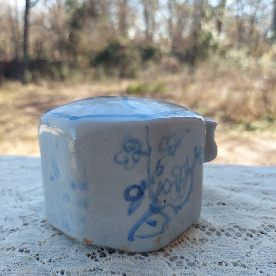 Antique Asian Water Dropper Possibly Korean FREE US SHIPPING Octagonal ...