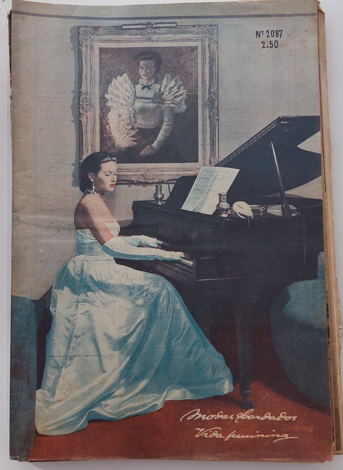 YVVONE DE CARLO - 1952 Cover Magazine Portugal Modas e Borbados | eBay