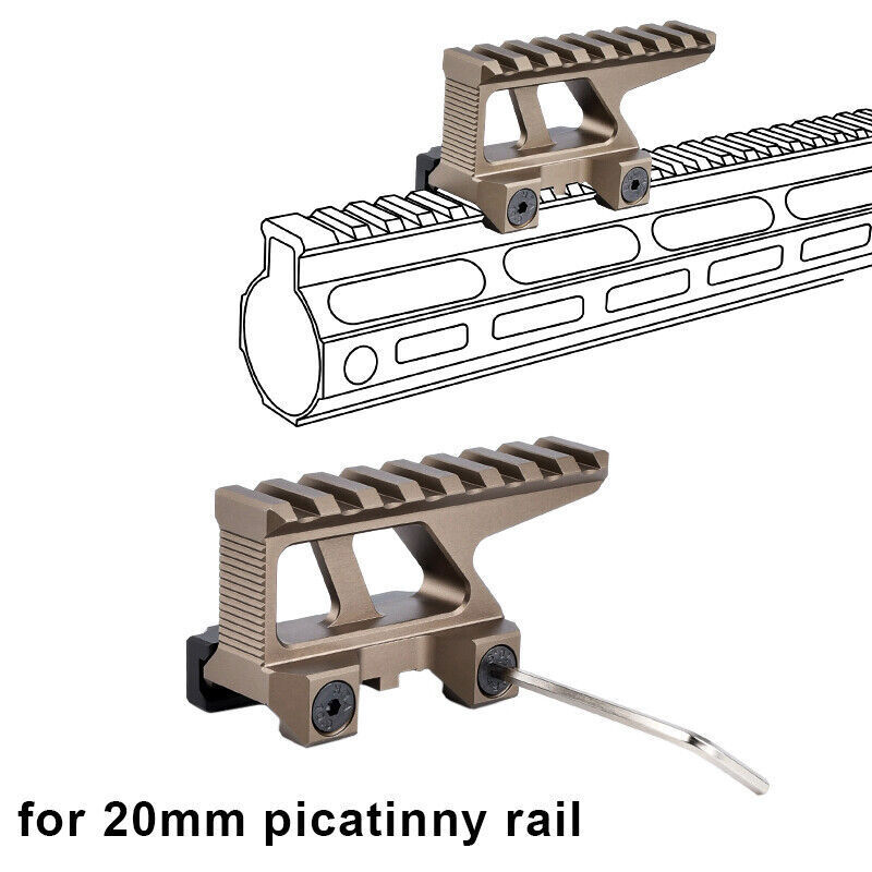 Tactical CNC Metal GBRS Riser Mount Lerna Kit Scope Sight Base EO ...