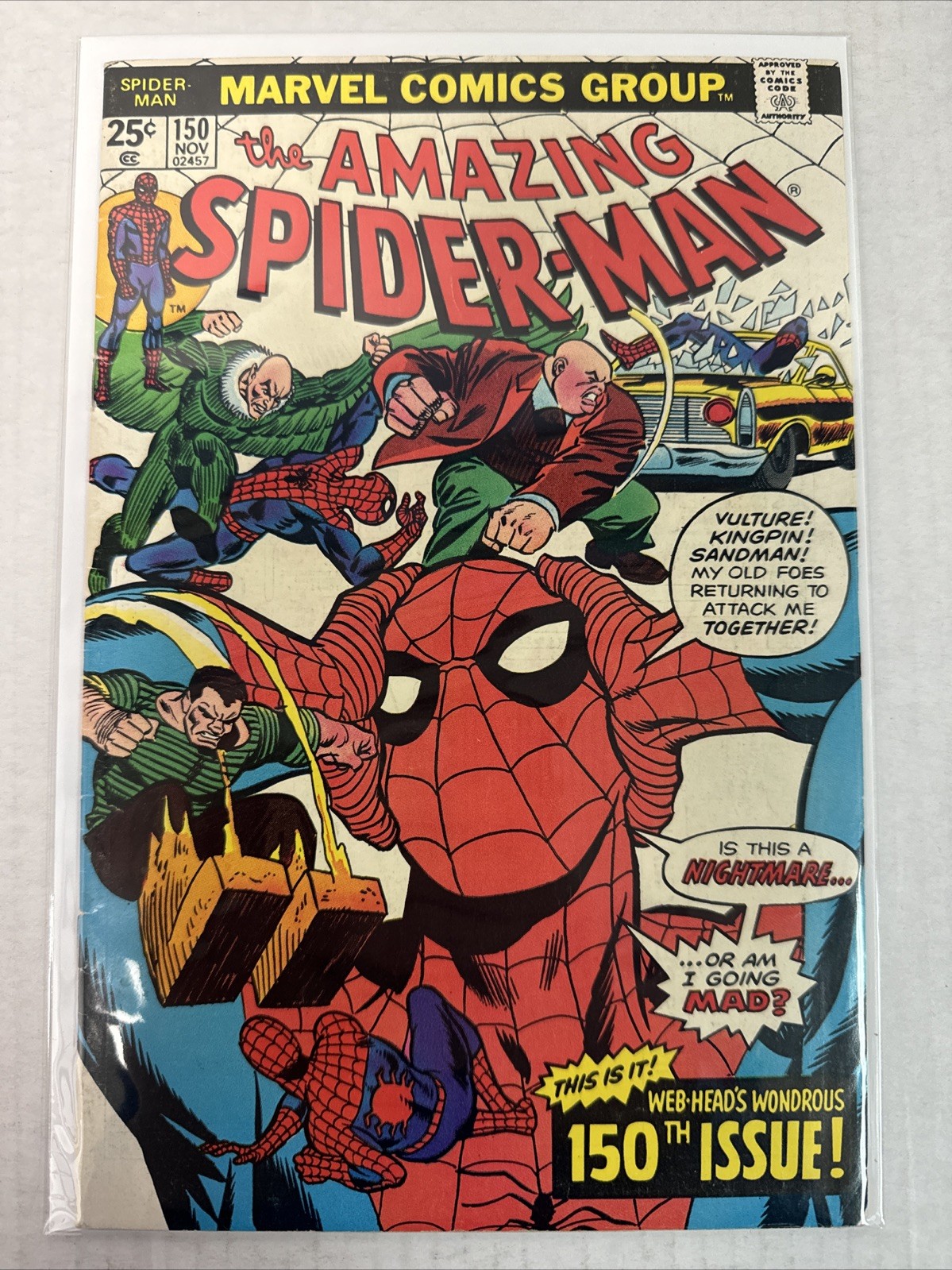 Amazing Spider-Man #150 Volume 1 Marvel Comics 1975 | eBay UK
