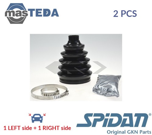 23017 CV JOINT BOOT KIT PAIR SPIDAN 2PCS FOR TOYOTA AVENSIS 1.8L,1.6L ...