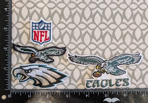 PHILADELPHIA EAGLES 4 SET FOOTBALL IRON ON PATCH | eBay
