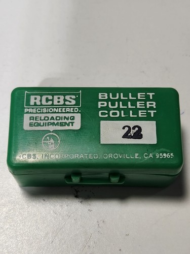 RCBS Bullet Puller Collet 22 Cal w/ case | eBay