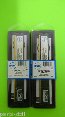 (LOT OF 2) Dell Certified Memory 2GB DDR2 800MHz PC2-6400 Memory ...