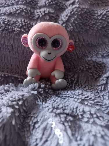 TY Mini Boos Collectables figure Cherry pink monkey | eBay UK