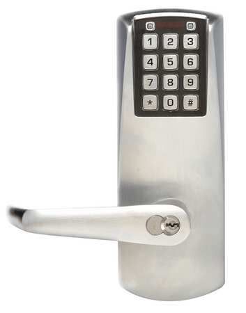 KABA E2031XSLL62641 Electronic Lock,Satin Chrome,12 Button 2ZU99 ...
