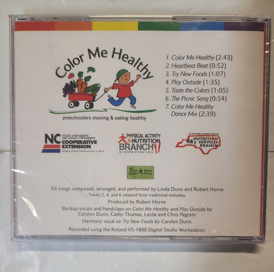 MOVING WITH COLOR ME HEALTHY on CD / Get Preschoolers Moving/Eating ...