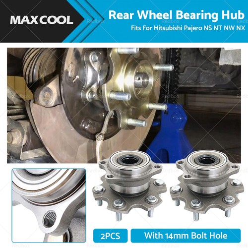 2x Rear Wheel Bearing Hub Fit For Mitsubishi Pajero NS NT NW NX 14mm ...