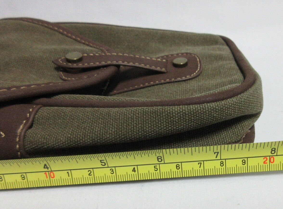 CargoIT Crossbody Army Green Canvas Purse Utility Travel 7.5" x 5" | eBay