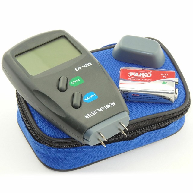 Pro Digital Moisture Meter Damp Detector Plaster Sensor Timber 4-pin ...