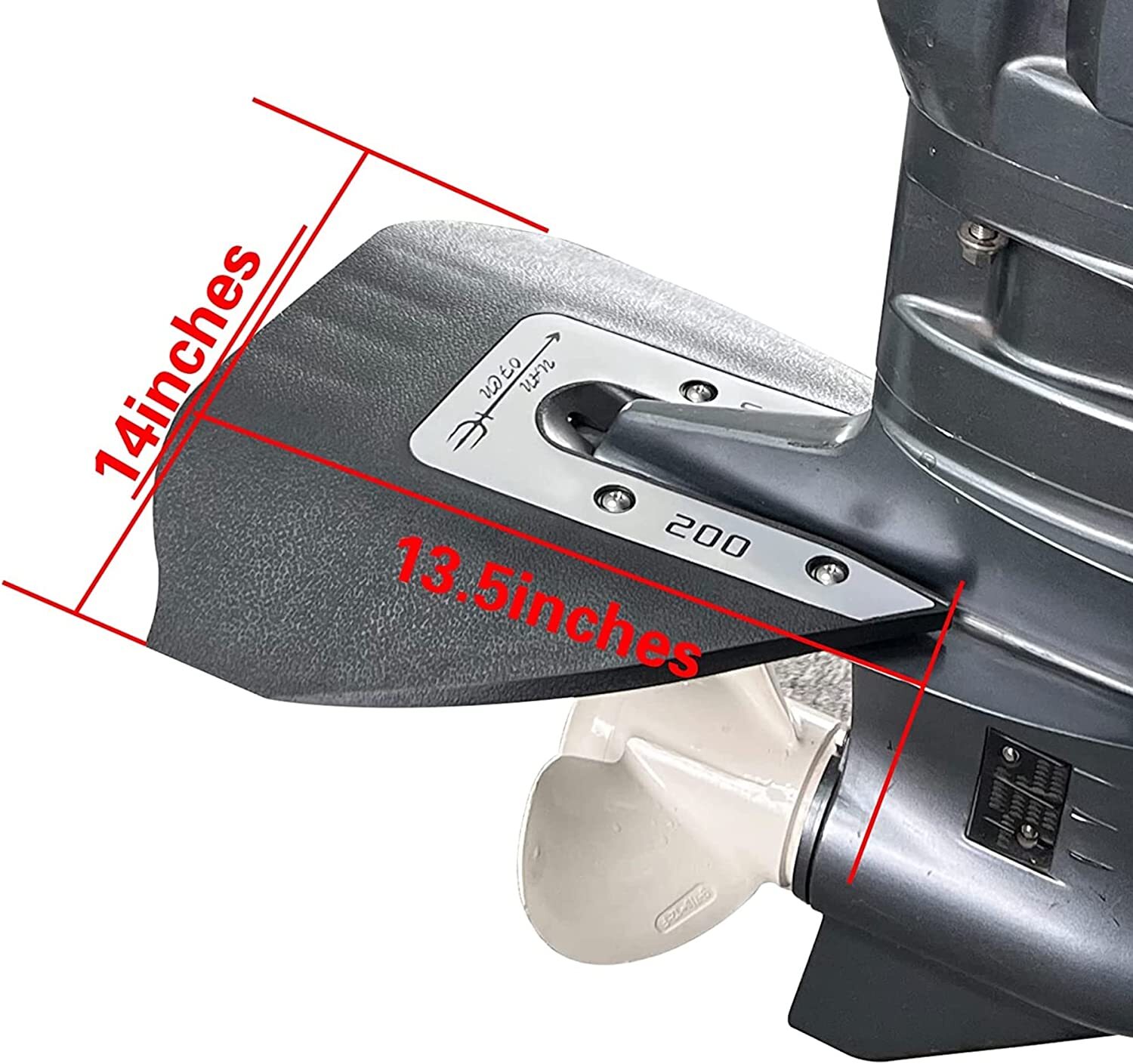 Hydrofoil Stabilizer For Yamaha Mercury Johnson Outboard 8-40 HP boat ...