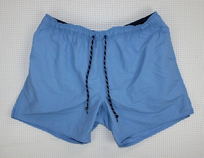 St. John's Bay Mens Size XL Light Blue Netted Lined Swim Trunks Shorts ...