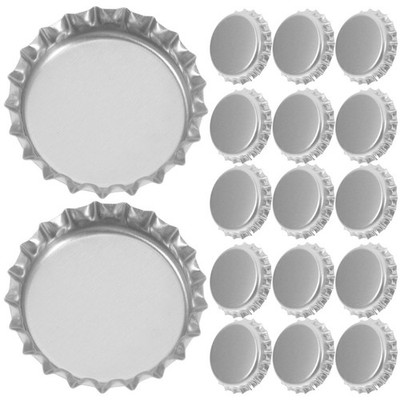 100 Pcs Craft Bottle Cap Flat Caps Airbrush Bottles Tops for Crafts ...