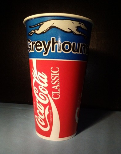 Coca-Cola Vintage Paper Cups 32 oz (36) with Greyhound Bus Promotional Graphics | eBay