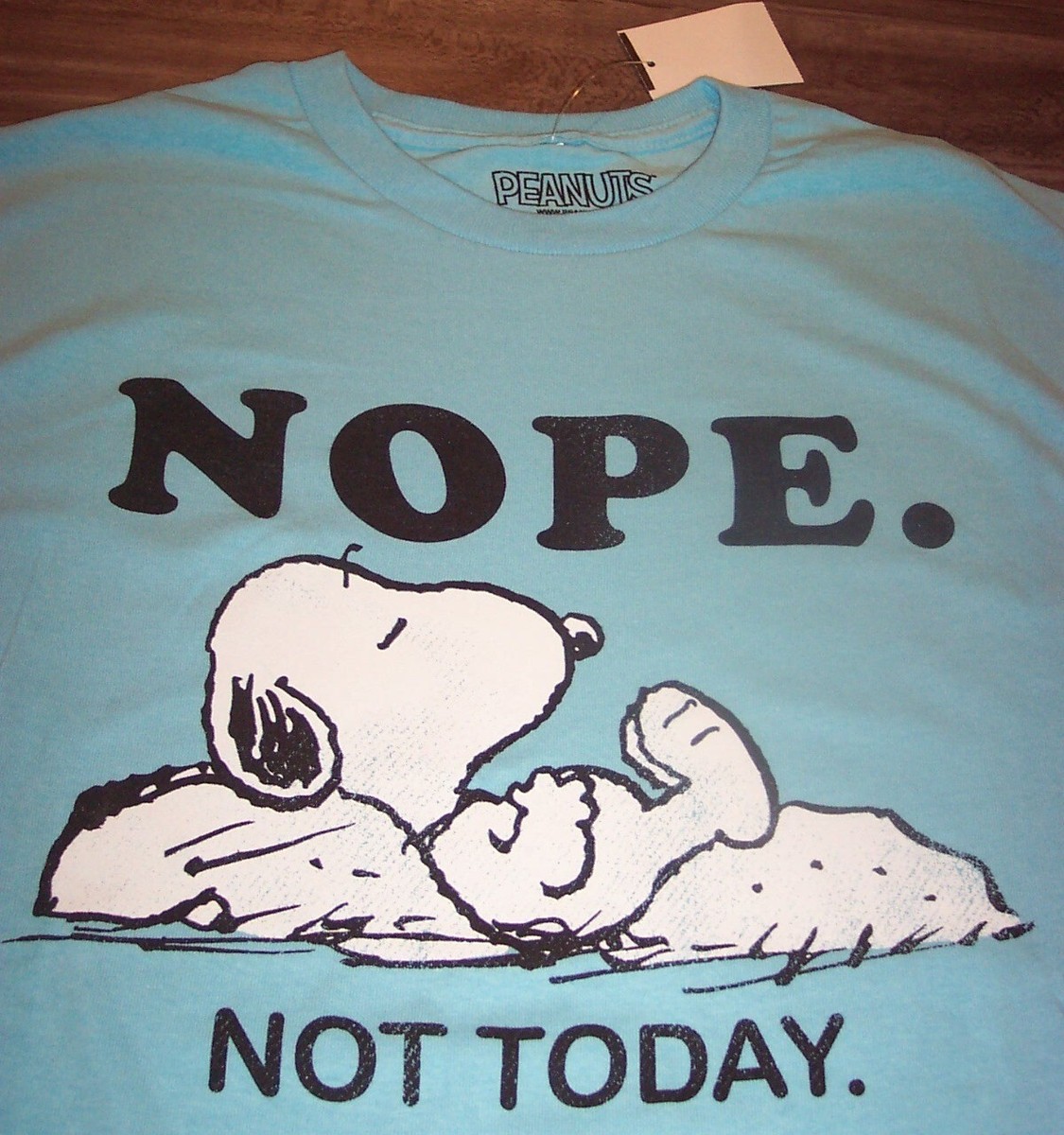 Snoopy Nope Not Today T Shirt Peanuts Snoopy Nope Not Today Adult