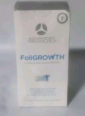 FoliGROWTH Hair Growth Supplement for Thicker Fuller Hair 90 Veg Caps ...
