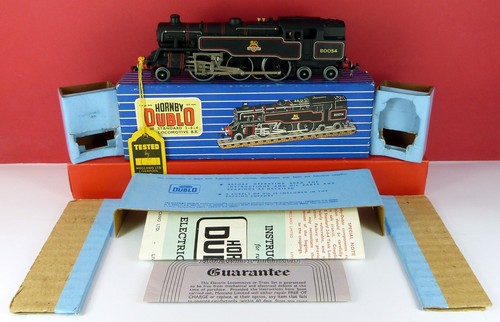 HORNBY DUBLO 3 RAIL EDL18 BR 2-6-4 TANK LOCOMOTIVE ( BOXED ALL PACKING ...