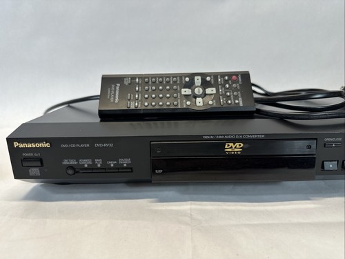 Panasonic DVD-RV32 DVD/CD Player with Remote And Cables TESTED | eBay