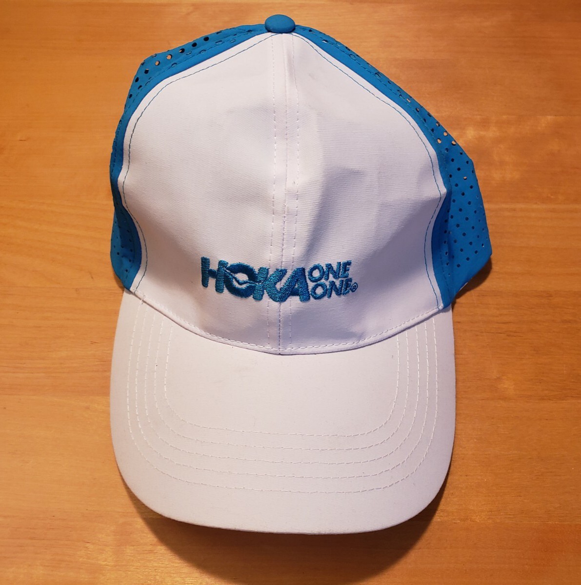 HOKA One One Hat Cap Mesh Adjustable Time to Fly Blue… - Gem